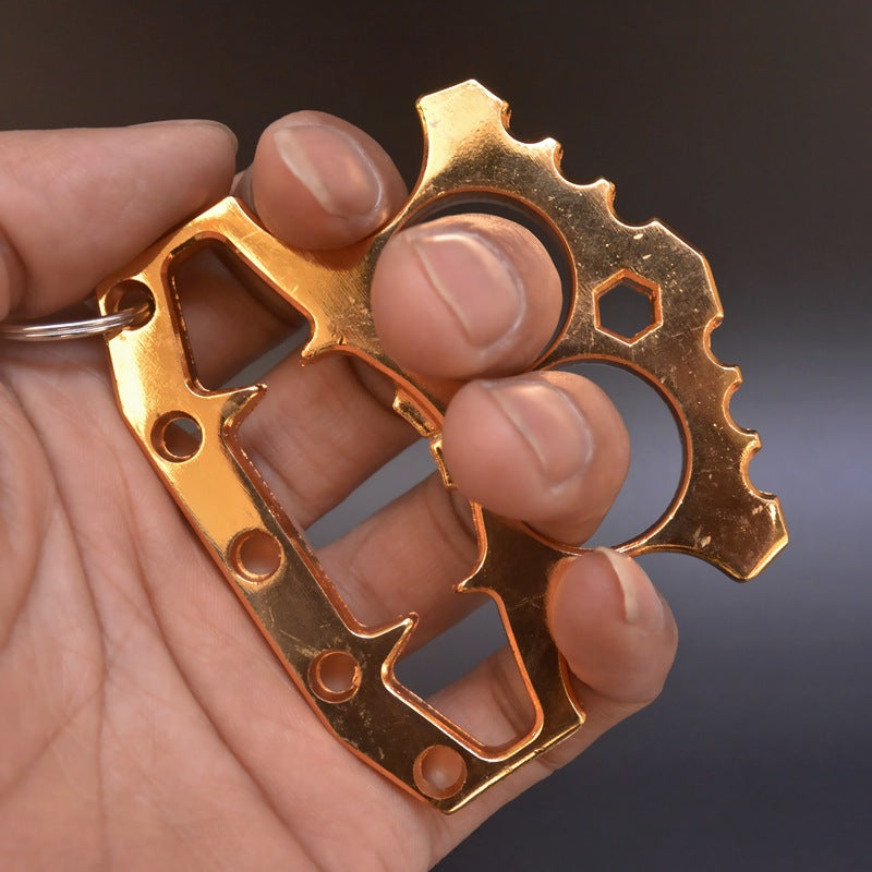Multifunction Durable Knuckle Duster Beer Bottle Opener Double Finger ...