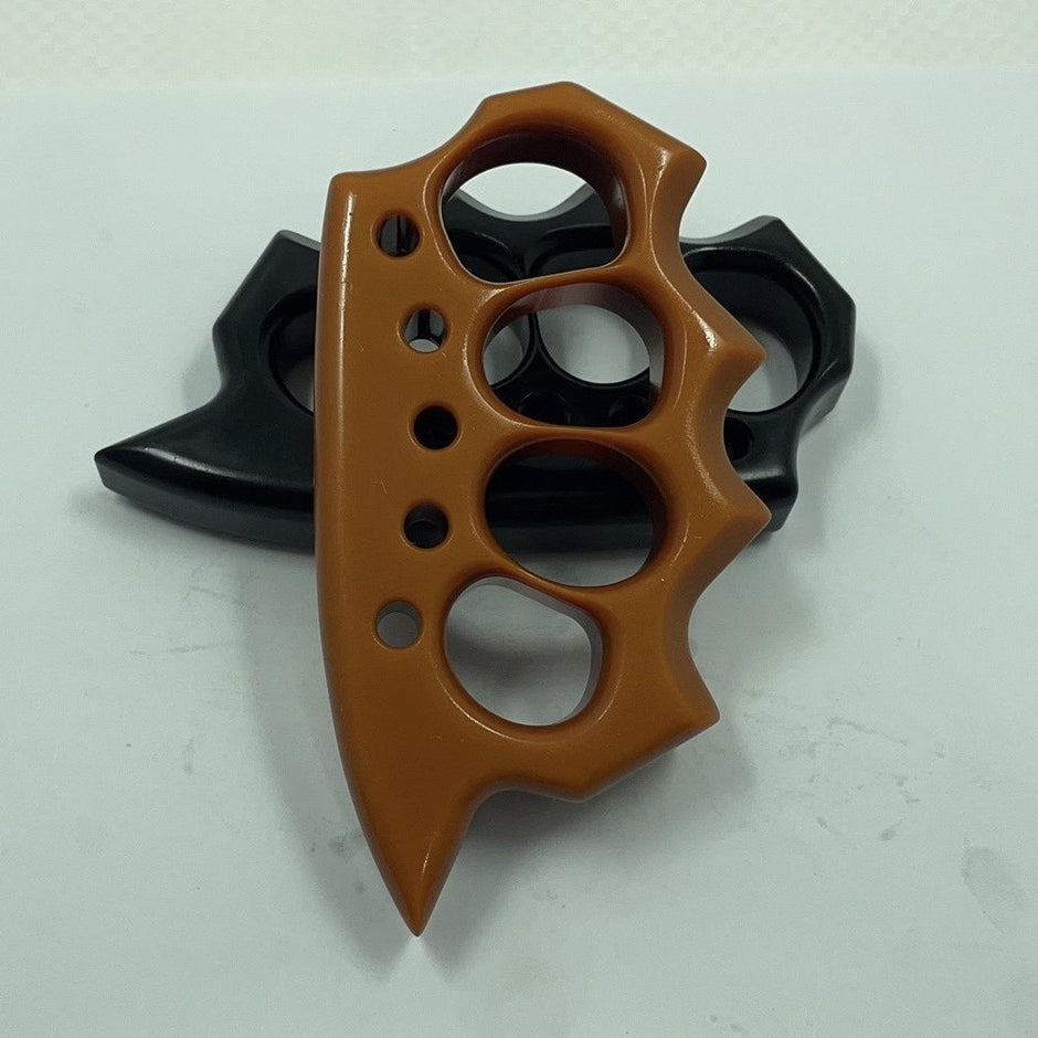 Real Metal Brass Steel And Titanium Knuckle Dusters for Self Defense ...