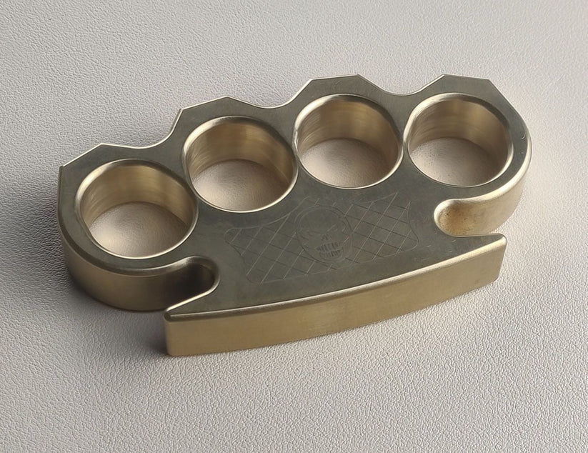 Precision Thickened Brass Knuckle Duster Security Defense Window ...