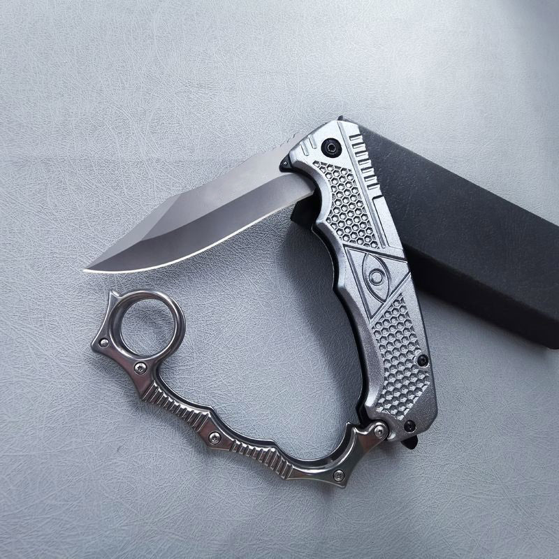 Folding Knuckle Knife Outdoor Self Defense Pocket Knives EDC Tools ...