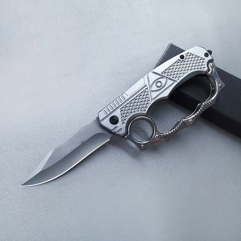 Folding Knuckle Knife Outdoor Self Defense Pocket Knives EDC Tools ...
