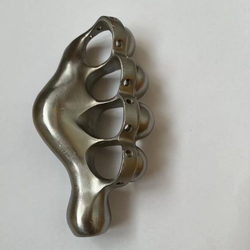 Left and Right Hand Stainless Steel Knuckle Duster Boxing Self Defense ...