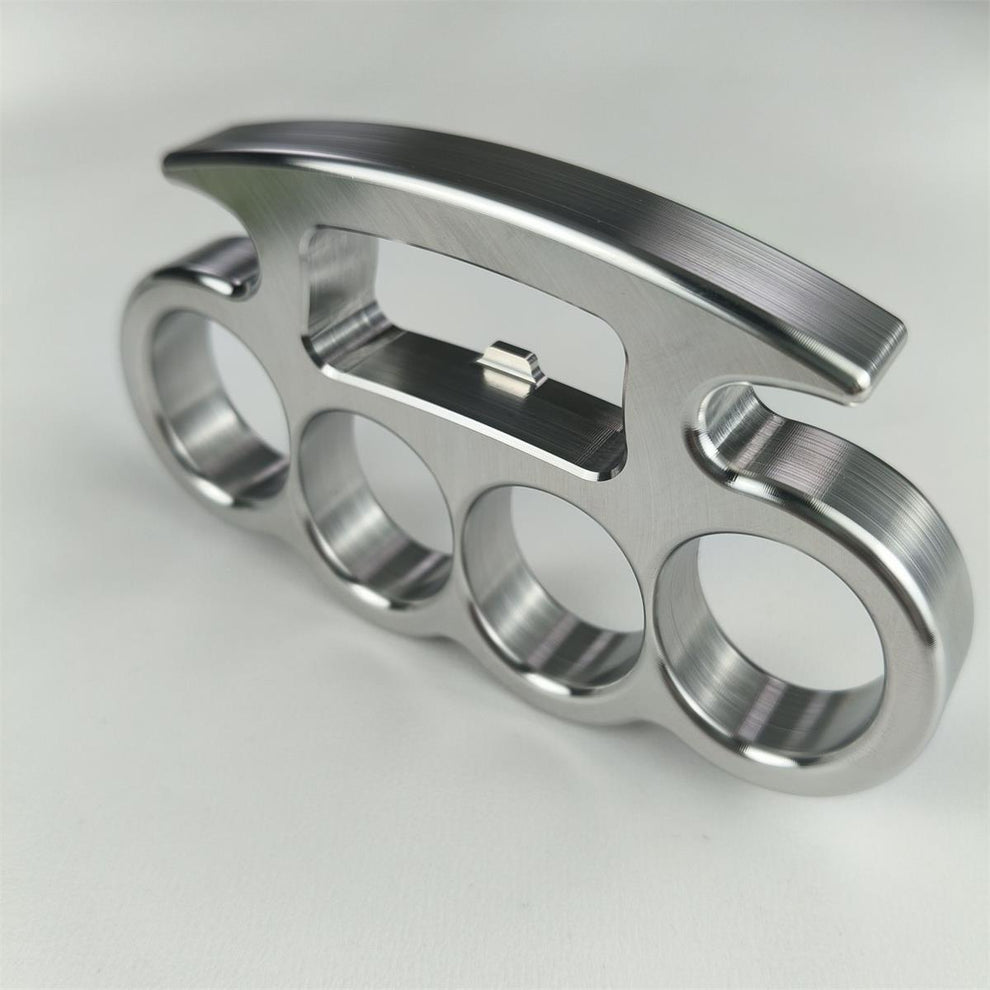 Classic Solid Steel Knuckle Duster Window Breaker Bottle Opener EDC To ...