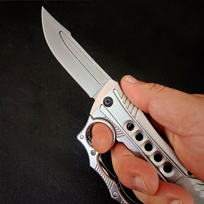 Folding Knuckle Knife Outdoor Self Defense Pocket Knives EDC Tools ...