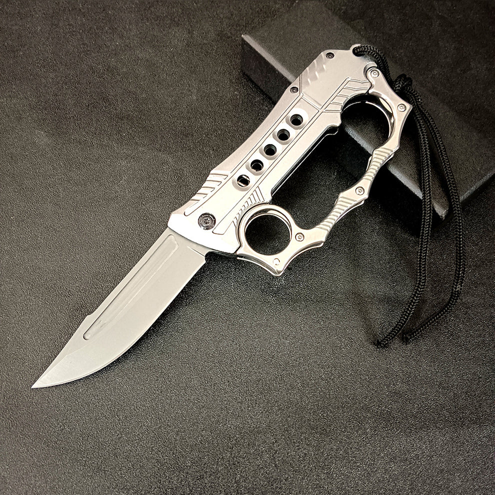 Folding Knuckle Knife Outdoor Self Defense Pocket Knives EDC Tools ...