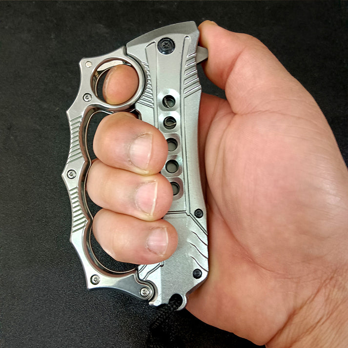 Folding Knuckle Knife Outdoor Self Defense Pocket Knives EDC Tools ...