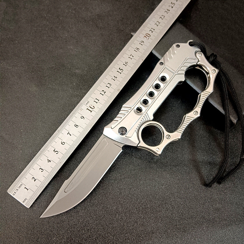 Folding Knuckle Knife Outdoor Self Defense Pocket Knives EDC Tools ...