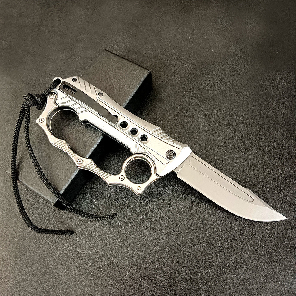 Folding Knuckle Knife Outdoor Self Defense Pocket Knives EDC Tools ...