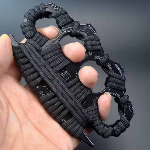 Thickened Metal Solid Brass Knuckles Duster Boxing Training Four Finge ...