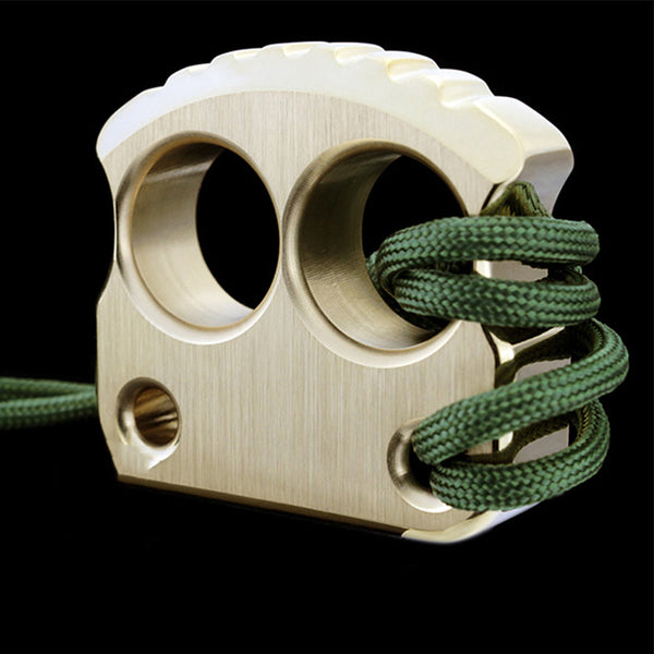 Mini Two Finger Solid Brass Knuckle Dusters – KNUCKLEDUSTER