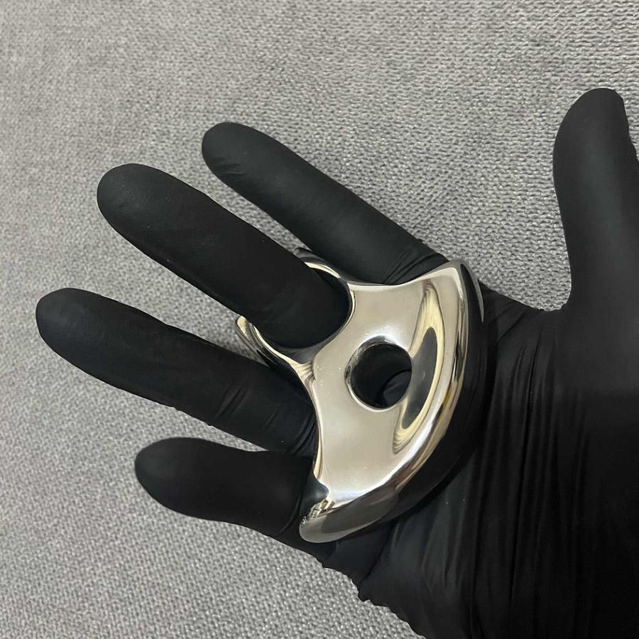 Solid Steel Right Hand Single Finger Knuckle Duster – KNUCKLEDUSTER