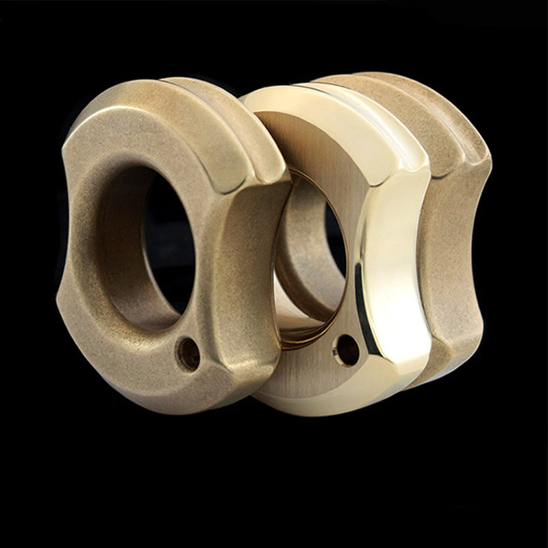 Single Finger Brass Knuckle Duster Portable Self Defense EDC Tool ...