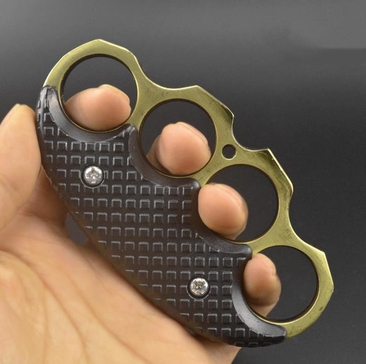 Blom - Solid Brass Knuckles Duster For Self Defense Window Breaker EDC ...