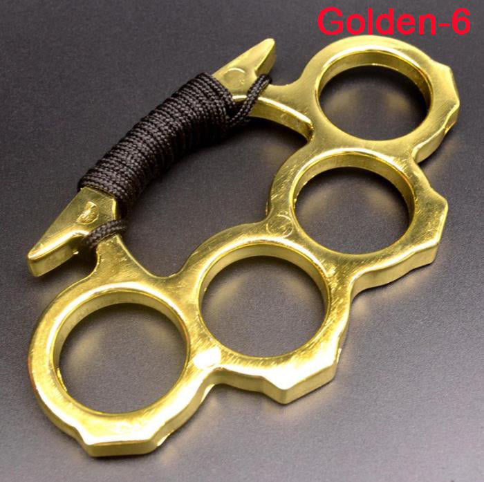Order - Solid Brass Knuckles Duster For Self Defense Window Breaker ED ...