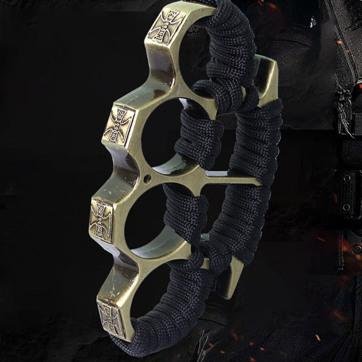 Real Metal Brass Steel And Titanium Knuckle Dusters for Self Defense ...
