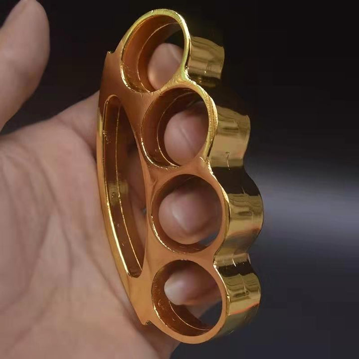 Real Metal Brass Steel And Titanium Knuckle Dusters for Self Defense ...